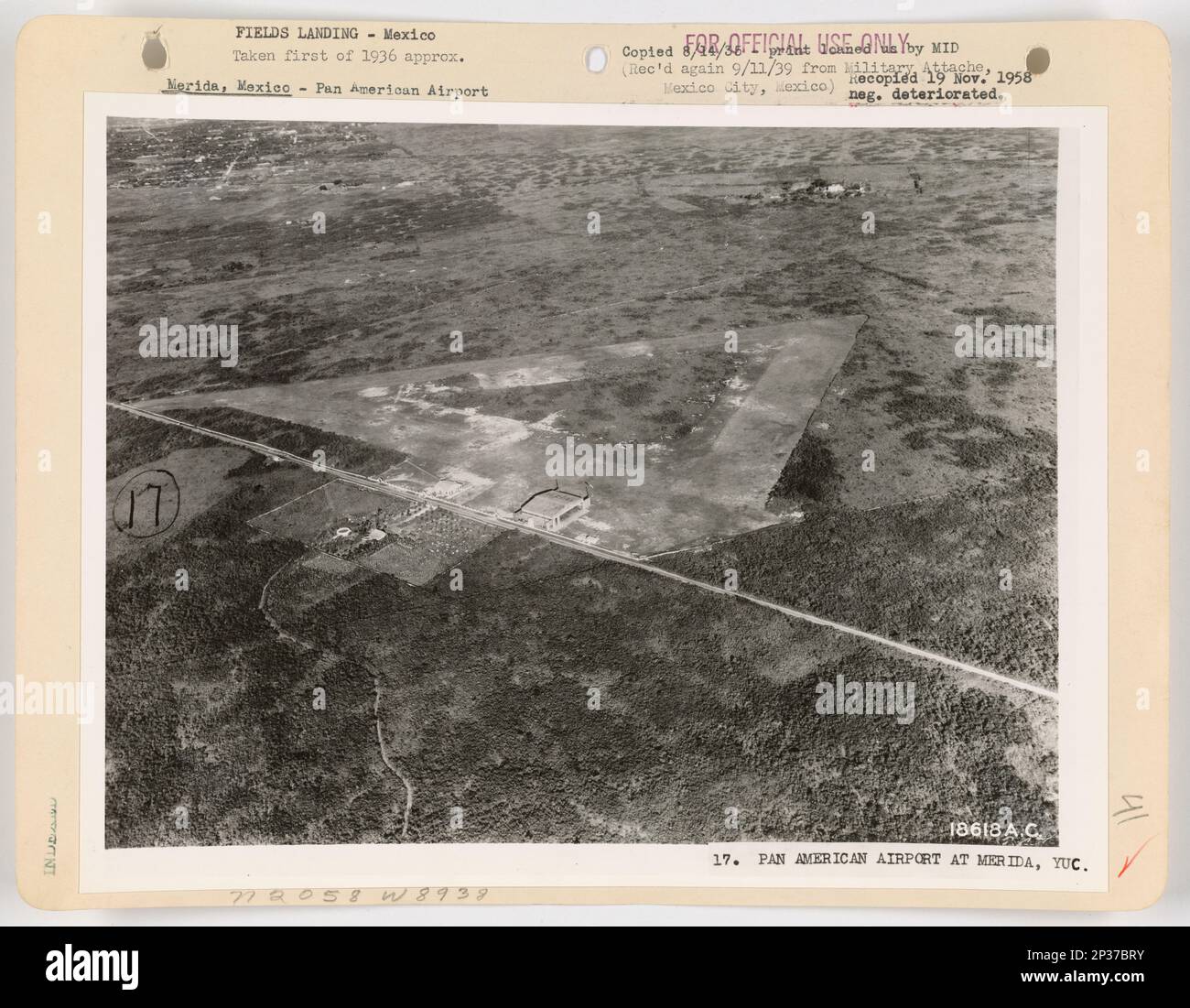 Landing Fields - Mexico, Aerial Photograph Stock Photo - Alamy