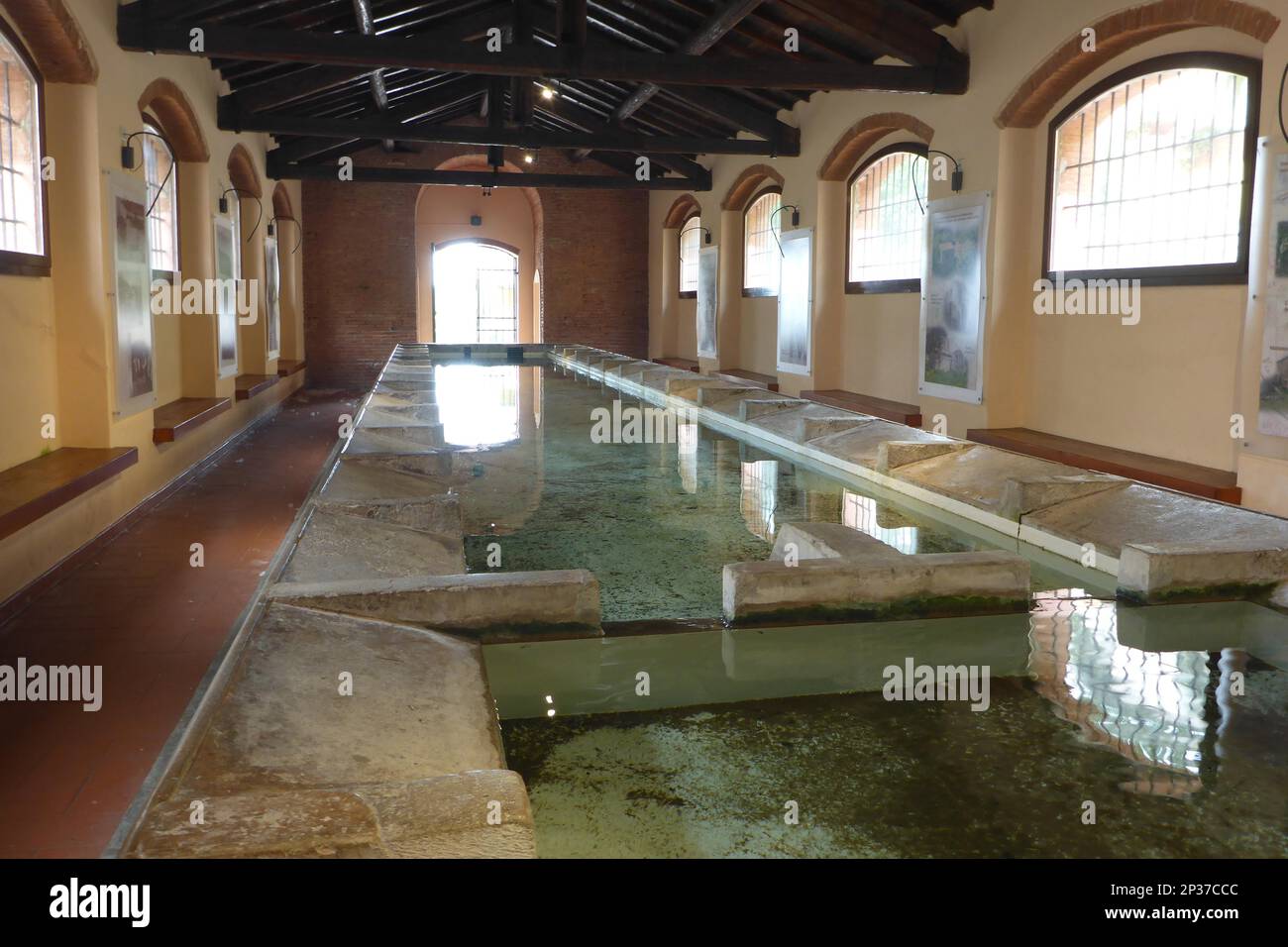 Public washhouse, washing place, Lavatoio, Rio nell' Elba, Tuscany ...