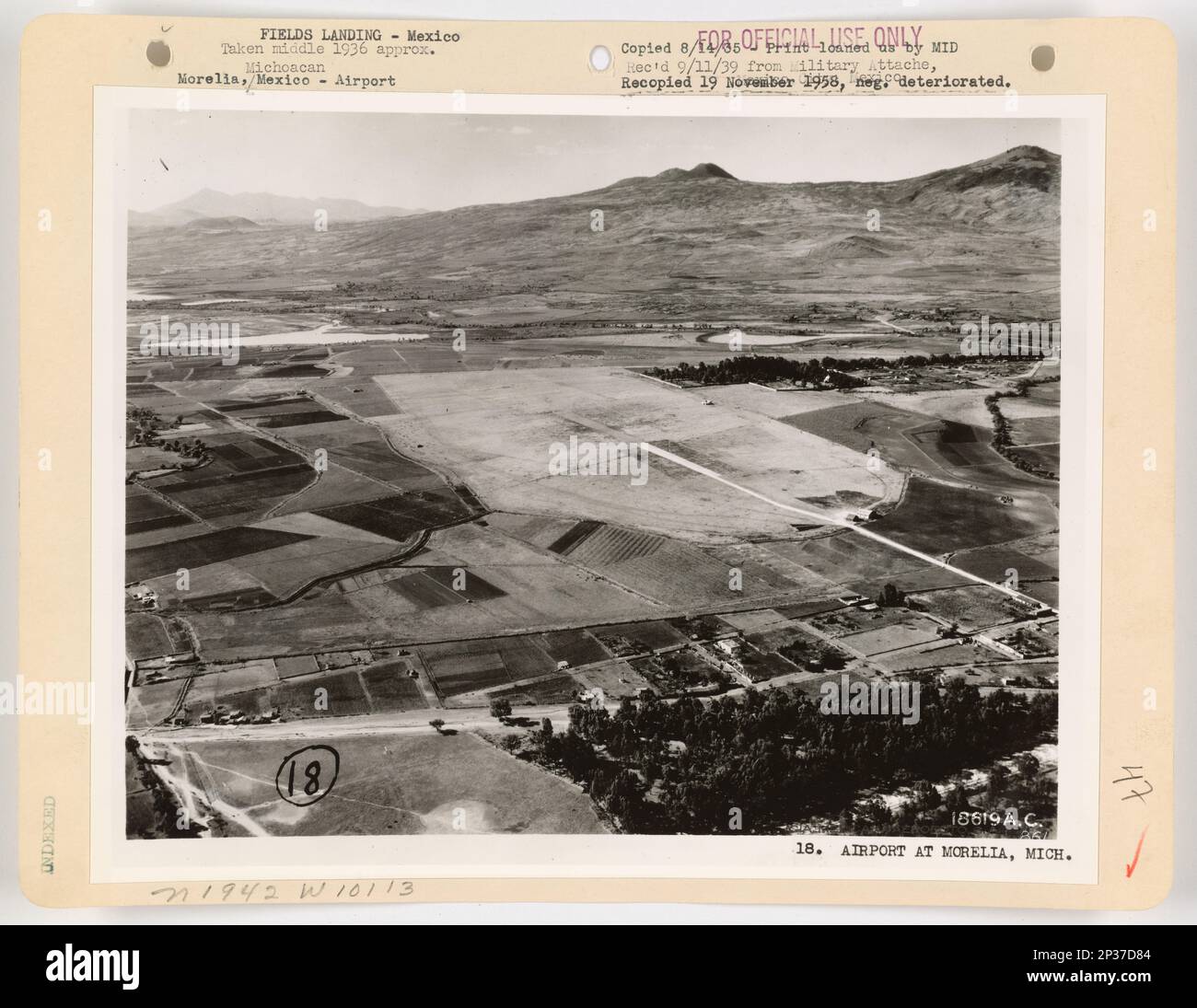 Landing Fields - Mexico, Aerial Photograph Stock Photo - Alamy