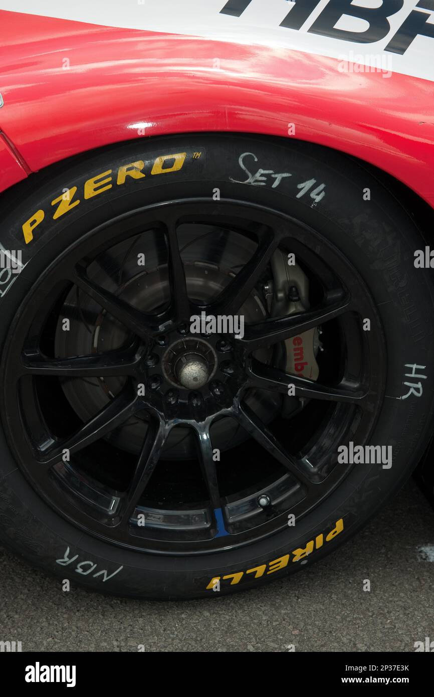 Mounted racing tyre, Europe, car racing, race track, Green Hell ...