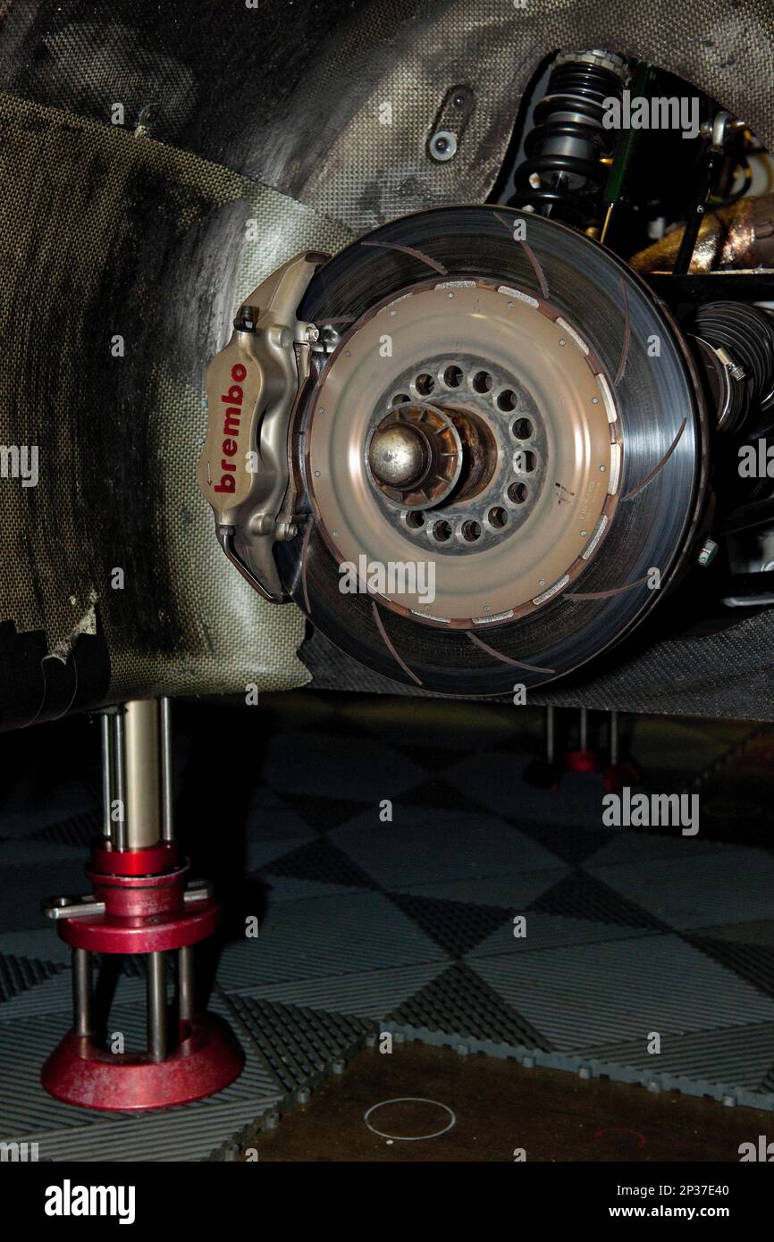 Lamborghini GT3, Europe, hydraulic jack, Brembo brake, brake disc, box ...