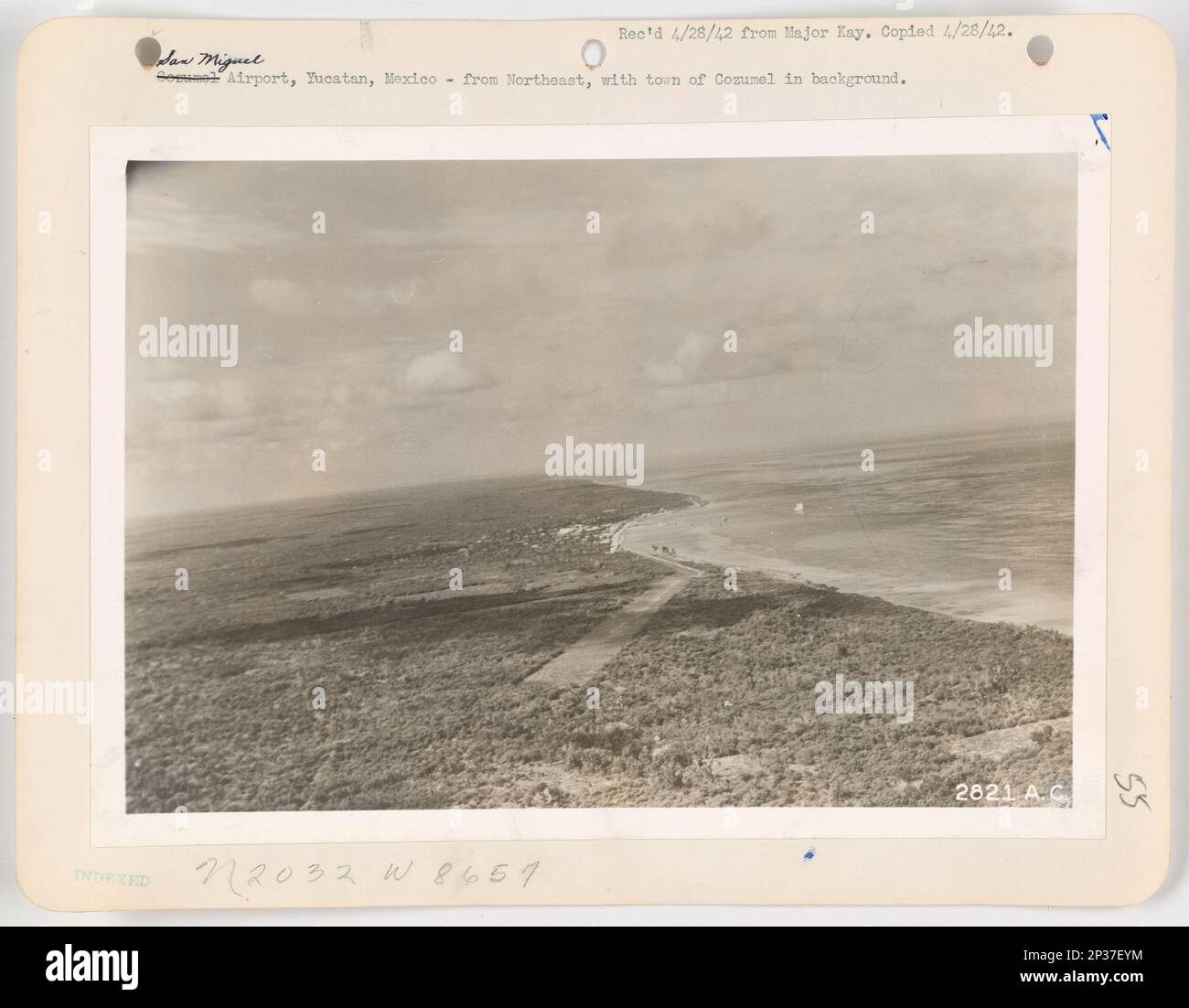 Landing Fields - Mexico, Aerial Photograph Stock Photo - Alamy