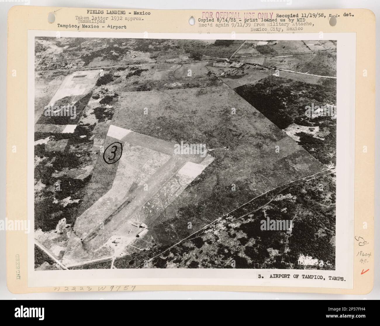 Landing Fields - Mexico, Aerial Photograph Stock Photo - Alamy