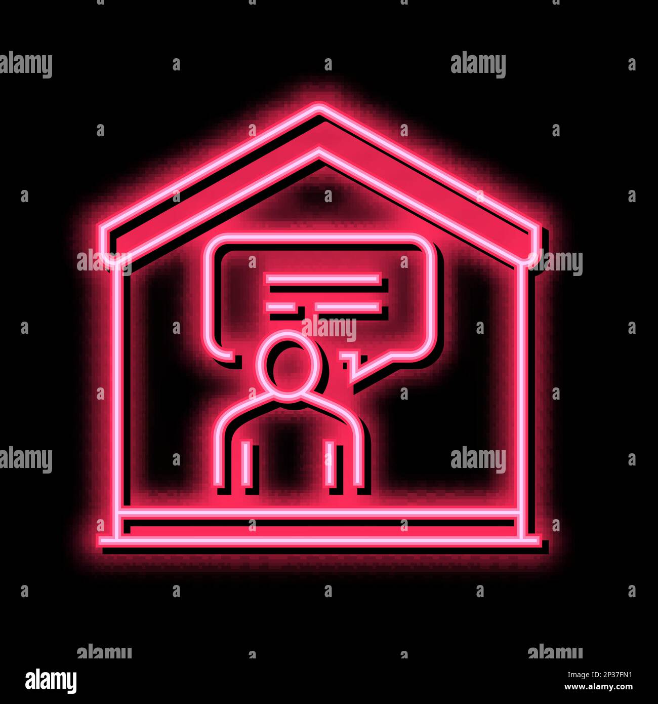 talking and communication color icon vector illustration Stock Vector ...