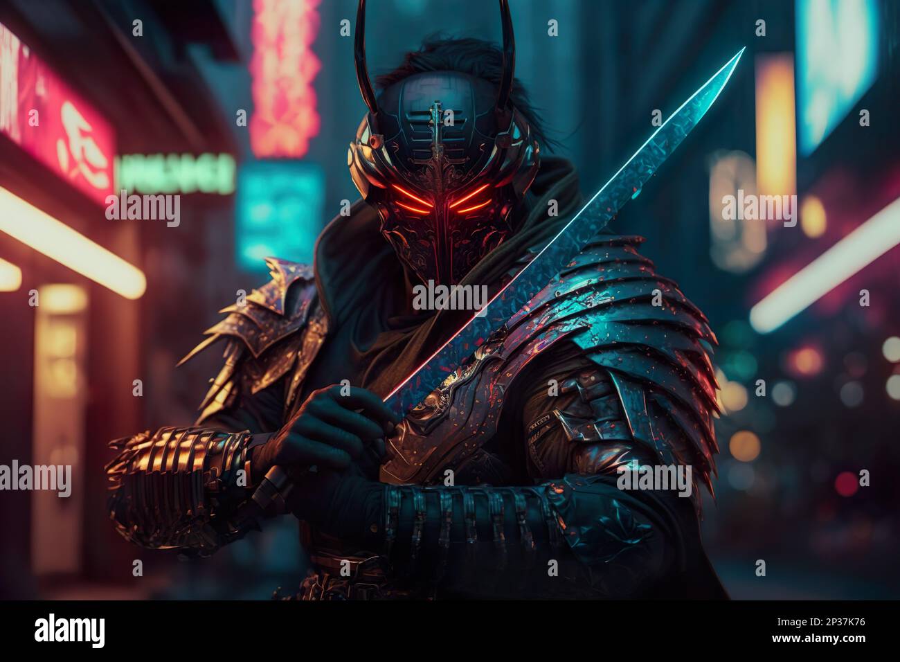 Mechanical samurai hi-res stock photography and images - Alamy