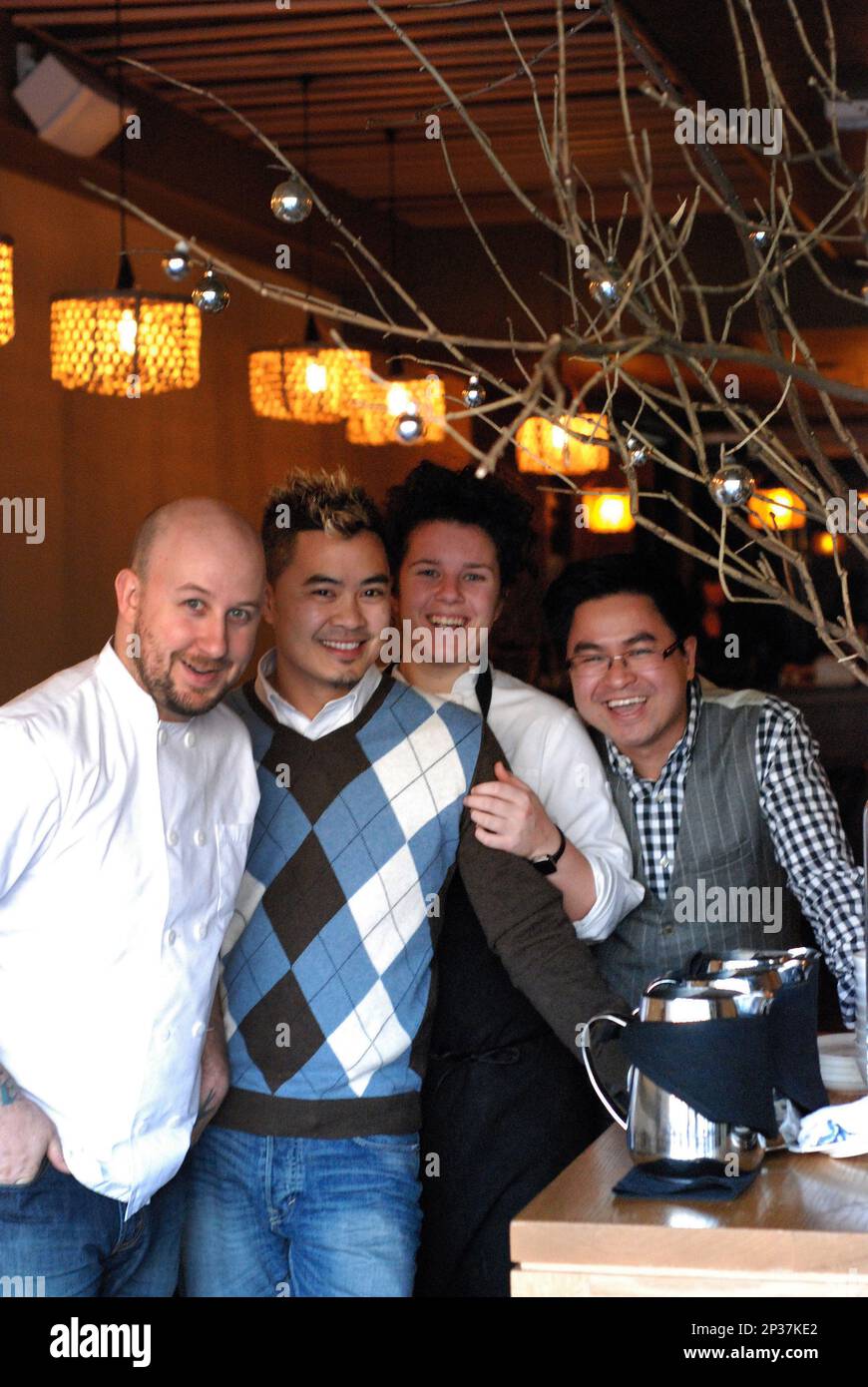 UNITED STATES - Jan. 6, 2011 : Ba Bay's team includes (from left) chef ...