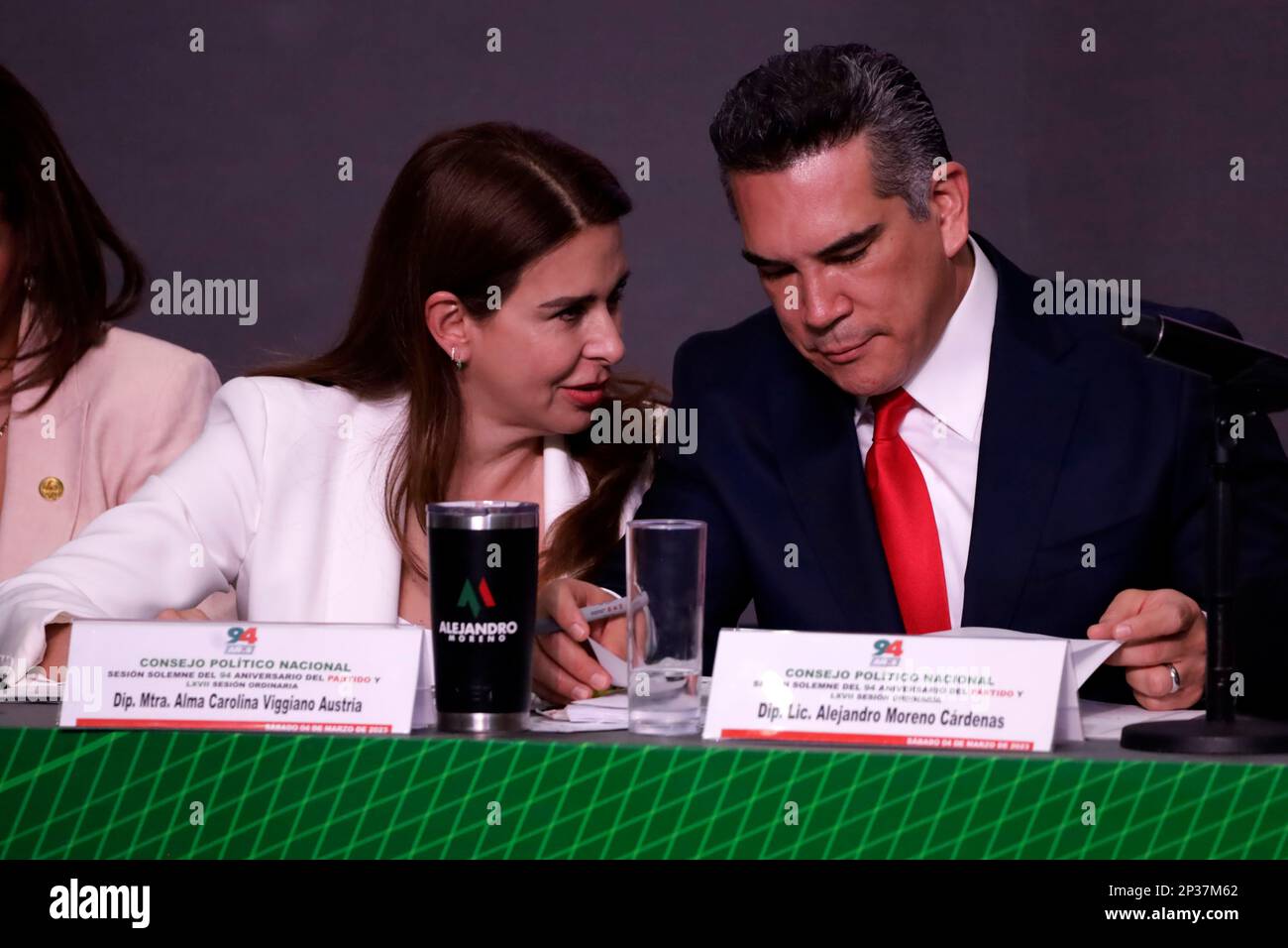 March 4, 2023, Mexico City, Mexico: The president of the Institutional ...