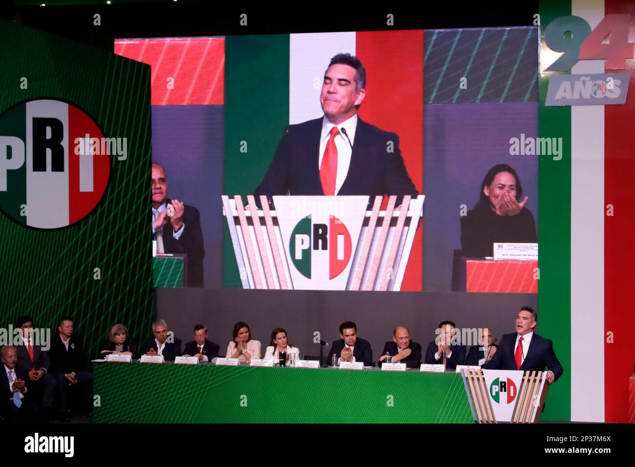 March 4, 2023, Mexico City, Mexico: The president of the Institutional ...