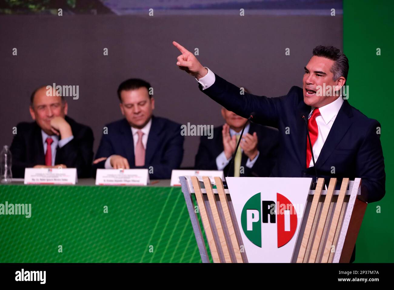 March 4, 2023, Mexico City, Mexico: The president of the Institutional ...