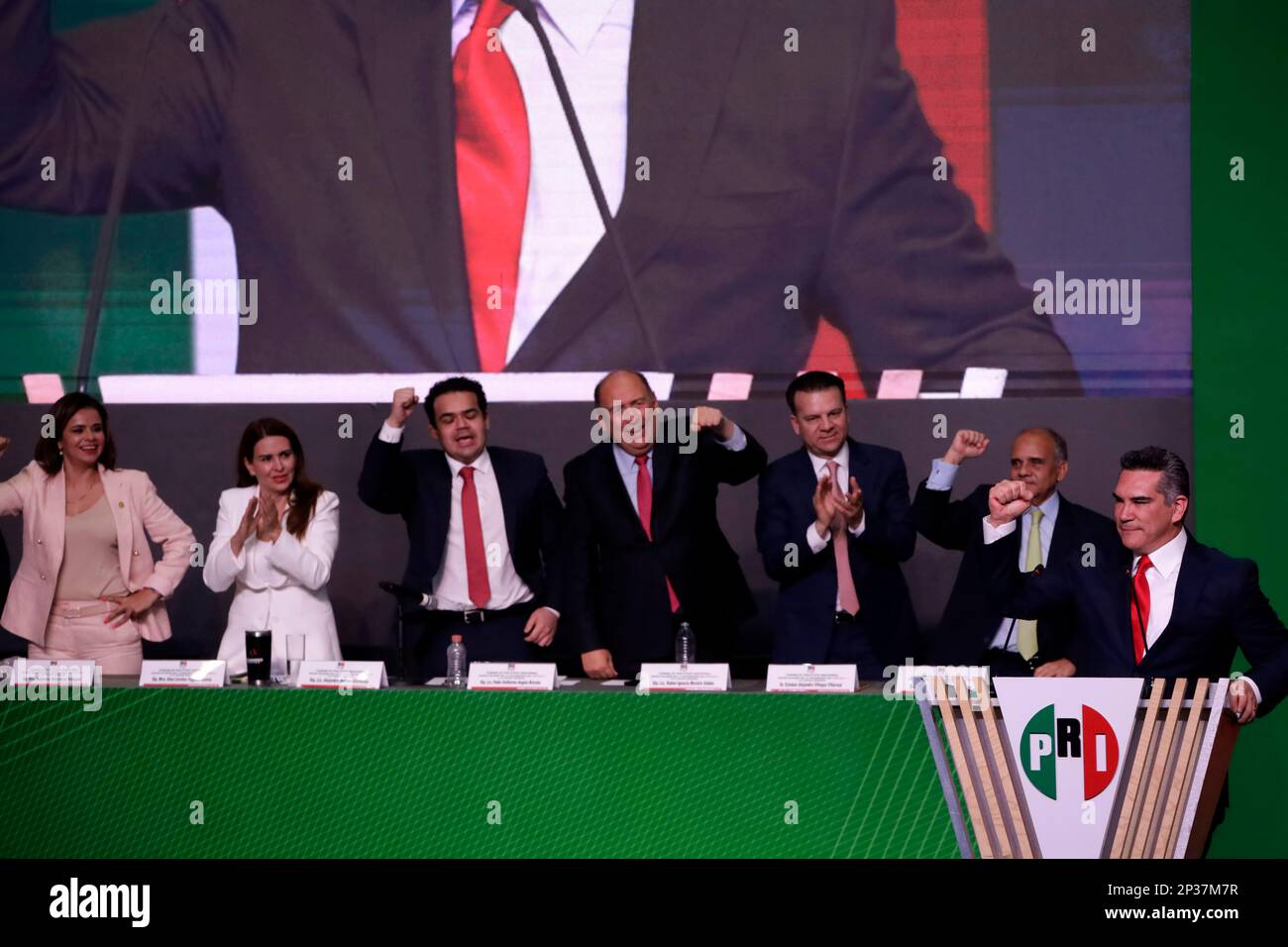 March 4, 2023, Mexico City, Mexico: The president of the Institutional ...