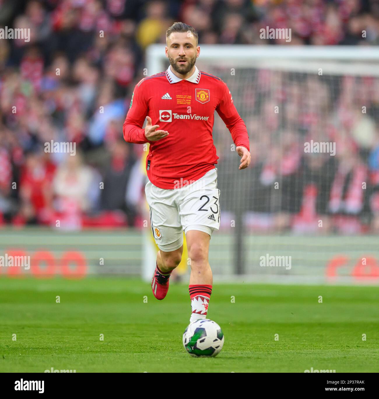 Luke shaw manchester united 2023 hi-res stock photography and images ...