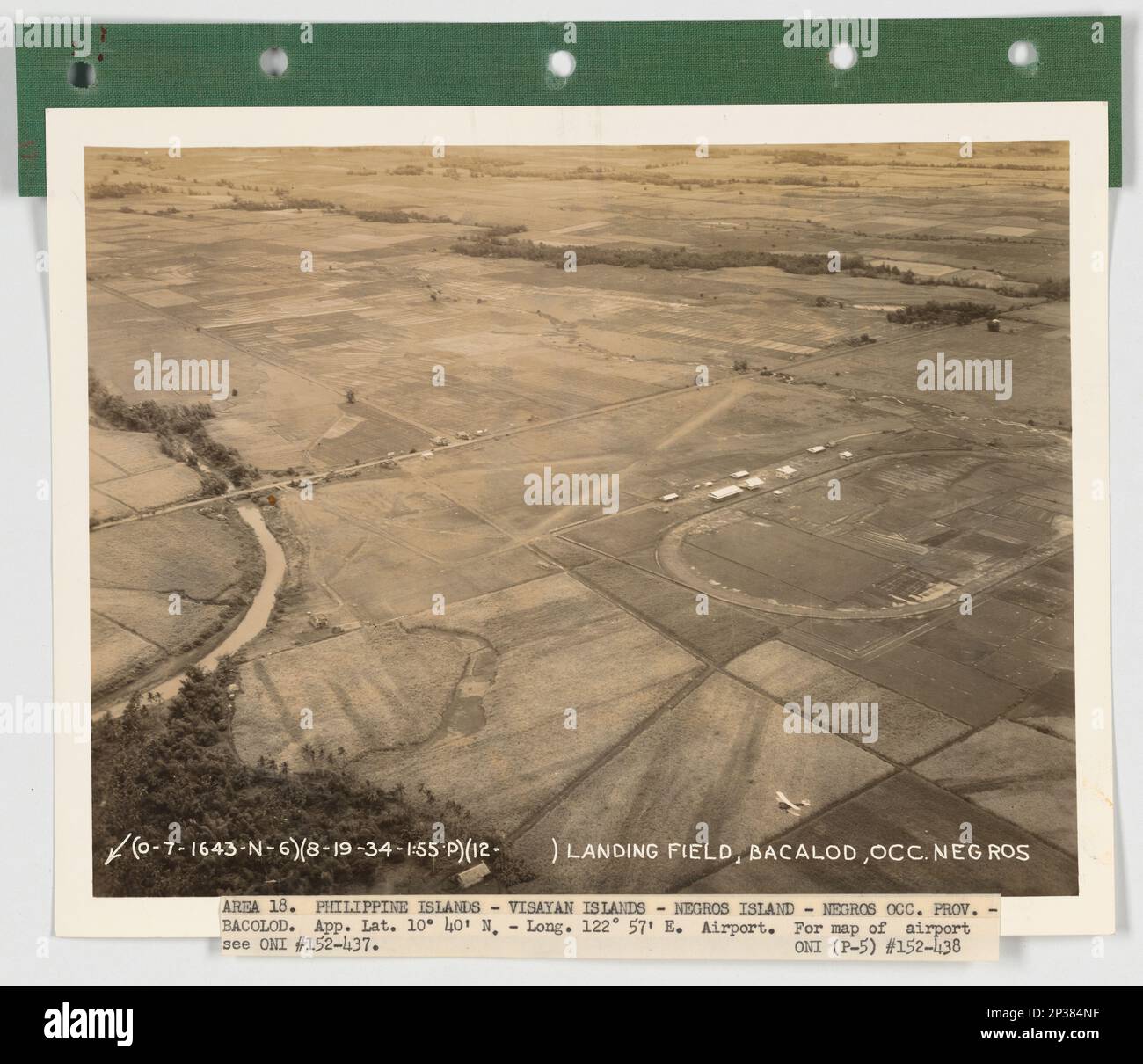 Landing Fields - Philippines - Bacolod, Aerial Photograph Stock Photo ...