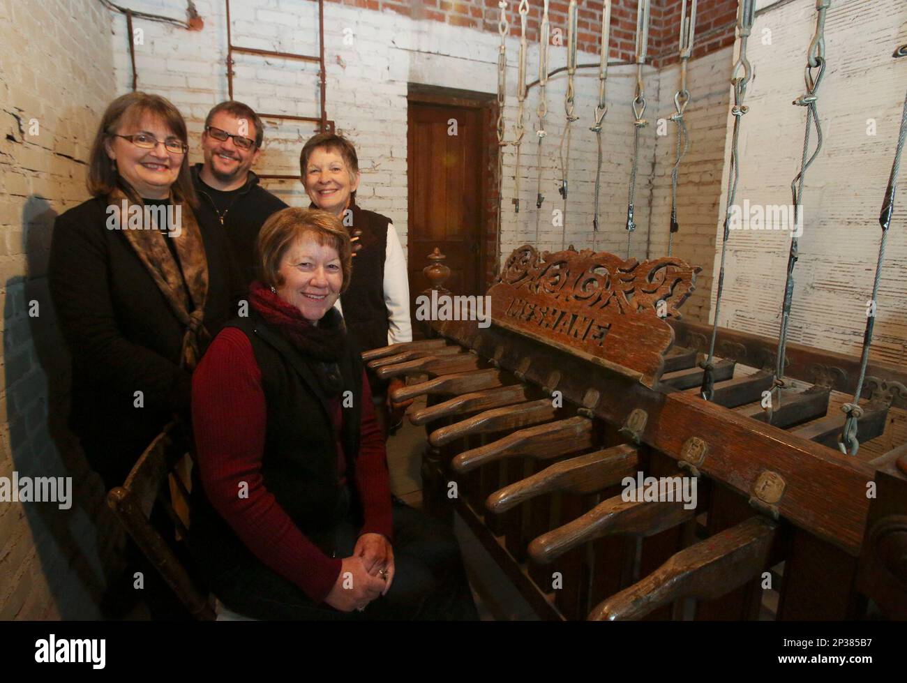 Karyn Nicholson, left, Tom Michalek, Connie Halloran and Carol ...