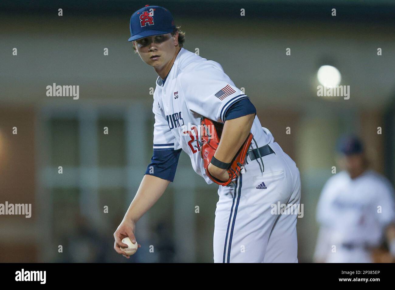 Mobile, Alabama, USA. 03rd Mar, 2022. South Alabama pitcher Jeremy Lee ...
