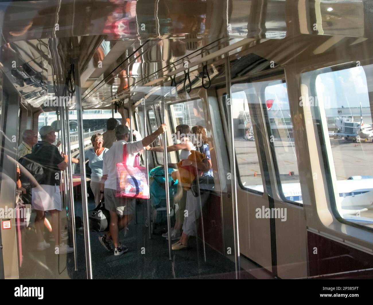 The hassles and views at the airport while traveling Stock Photo - Alamy