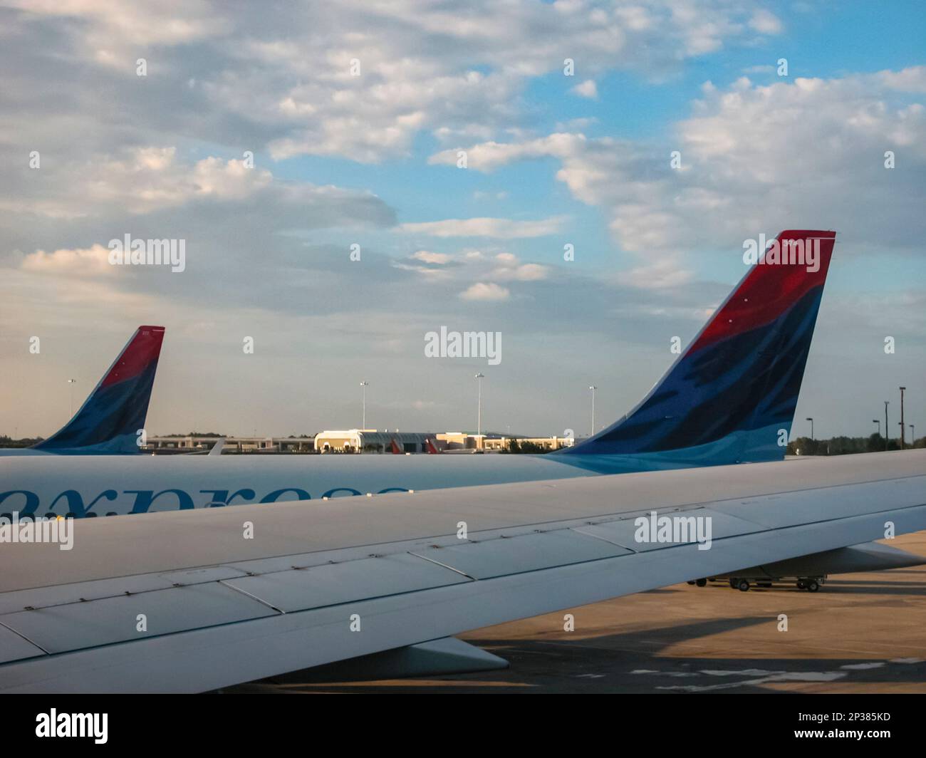 The hassles and views at the airport while traveling Stock Photo - Alamy