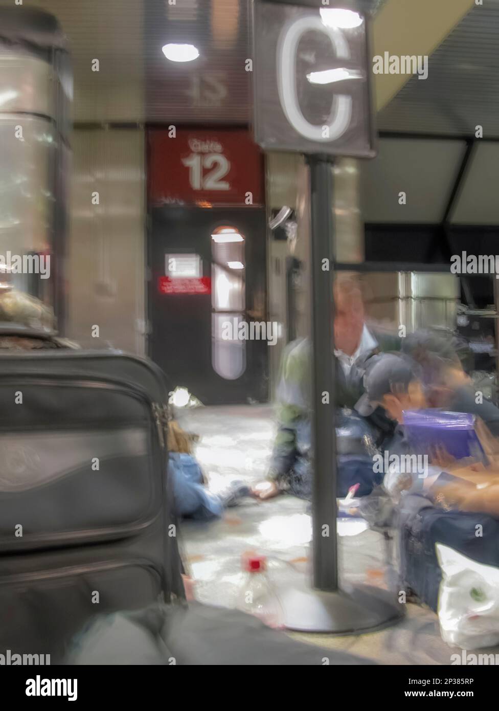 The hassles and views at the airport while traveling Stock Photo - Alamy