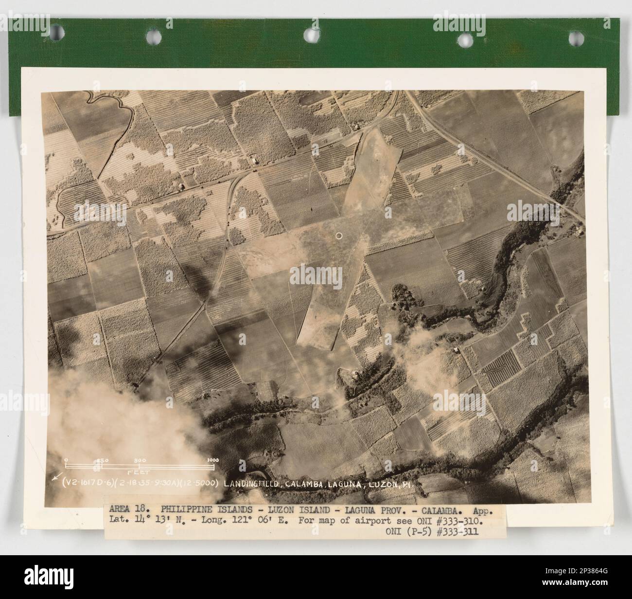 Landing Fields - Philippines - Calamba, Aerial Photograph Stock Photo ...
