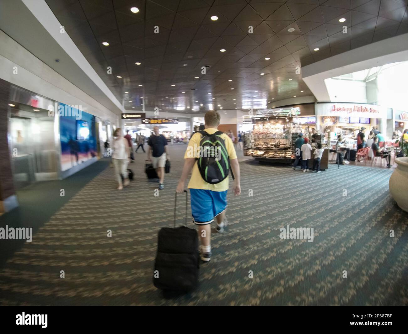 The hassles and views at the airport while traveling Stock Photo - Alamy