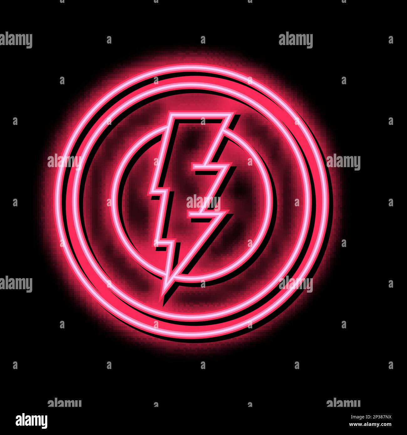 electricity service sign color icon vector illustration Stock Vector ...