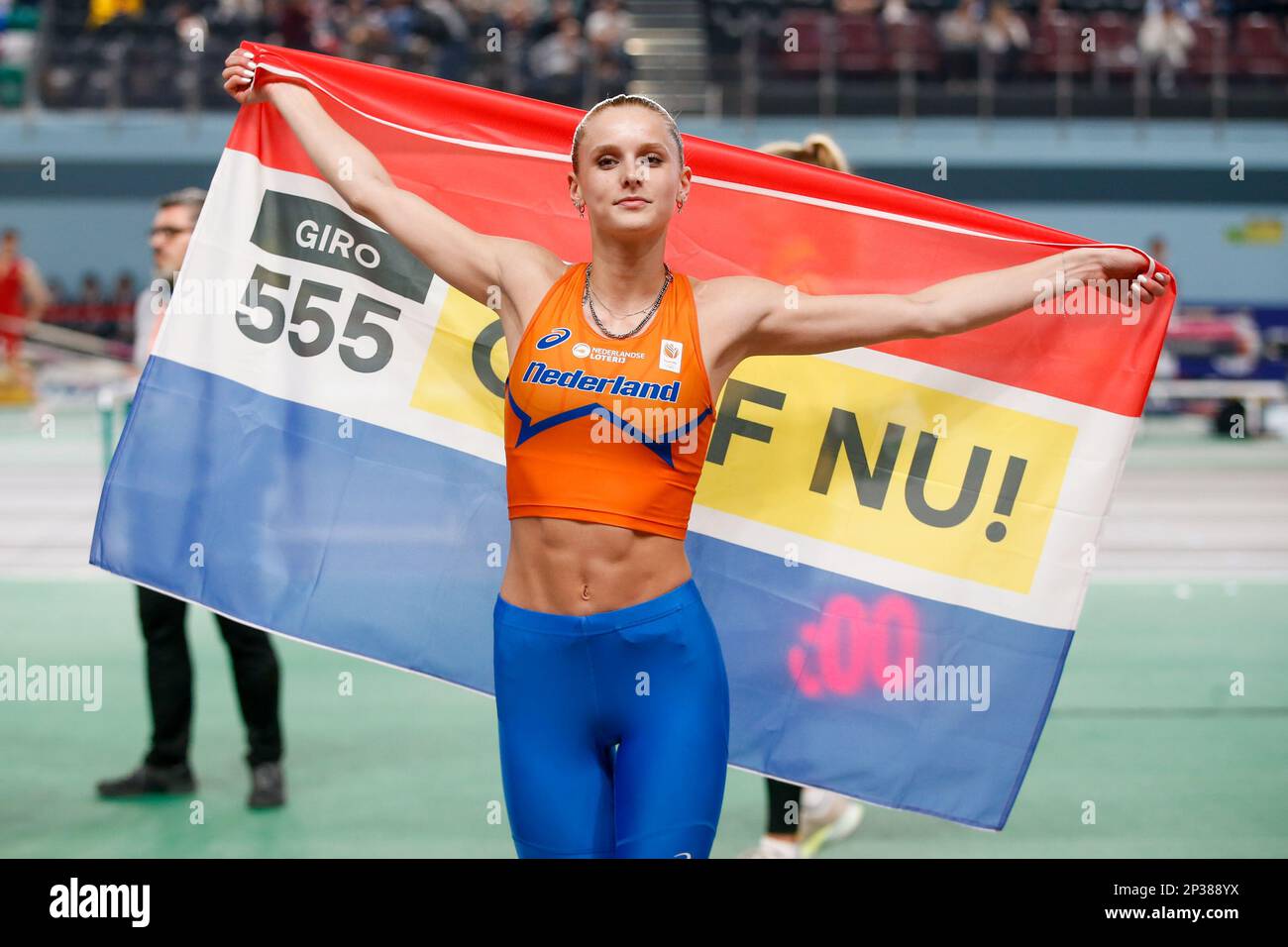 ISTANBUL, TURKEY - MARCH 5: Britt Weerman of the Netherlands after ...