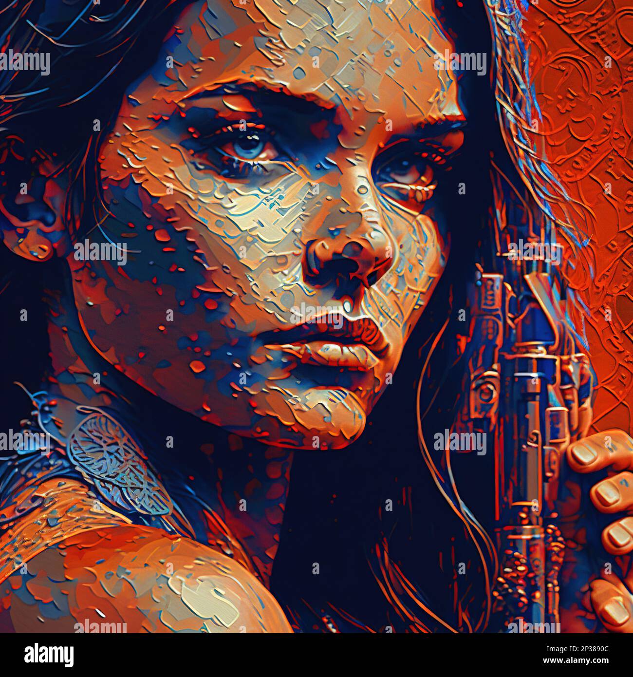 Princess with lion hi-res stock photography and images - Alamy