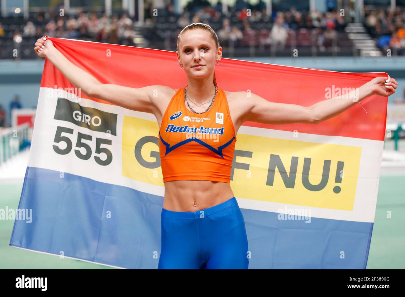 ISTANBUL, TURKEY - MARCH 5: Britt Weerman of the Netherlands after ...