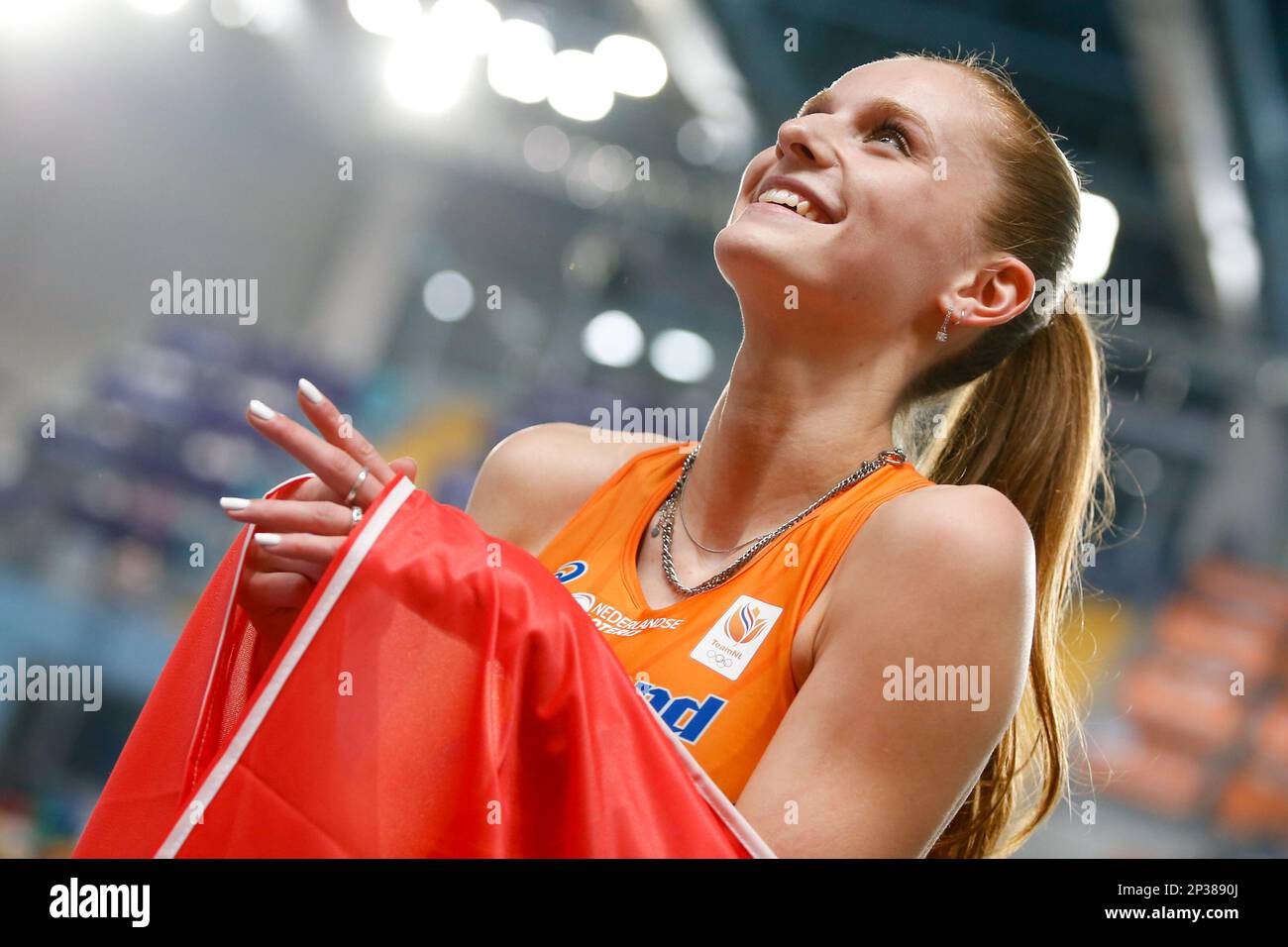 ISTANBUL, TURKEY - MARCH 5: Britt Weerman of the Netherlands after ...