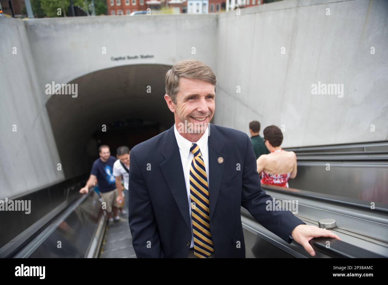 UNITED STATES - JULY 15: Rep. Rob Wittman, R-Va., ascends an escalator ...