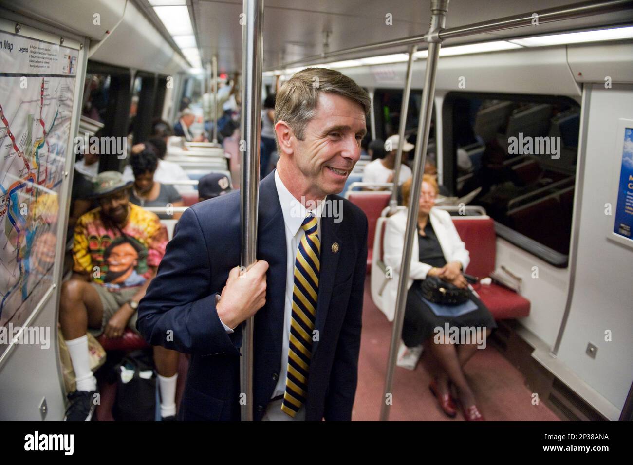UNITED STATES - JULY 15: Rep. Rob Wittman, R-Va., rides a blue line ...