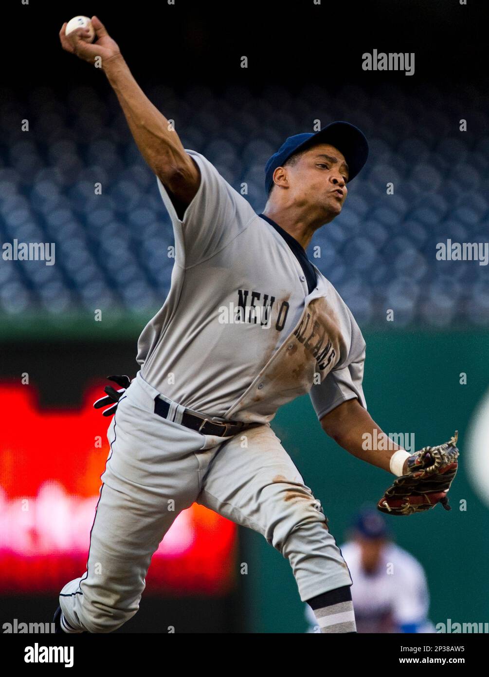 UNITED STATES - JULY 14: Democrats' starting pitcher Cedric Richmond, D ...