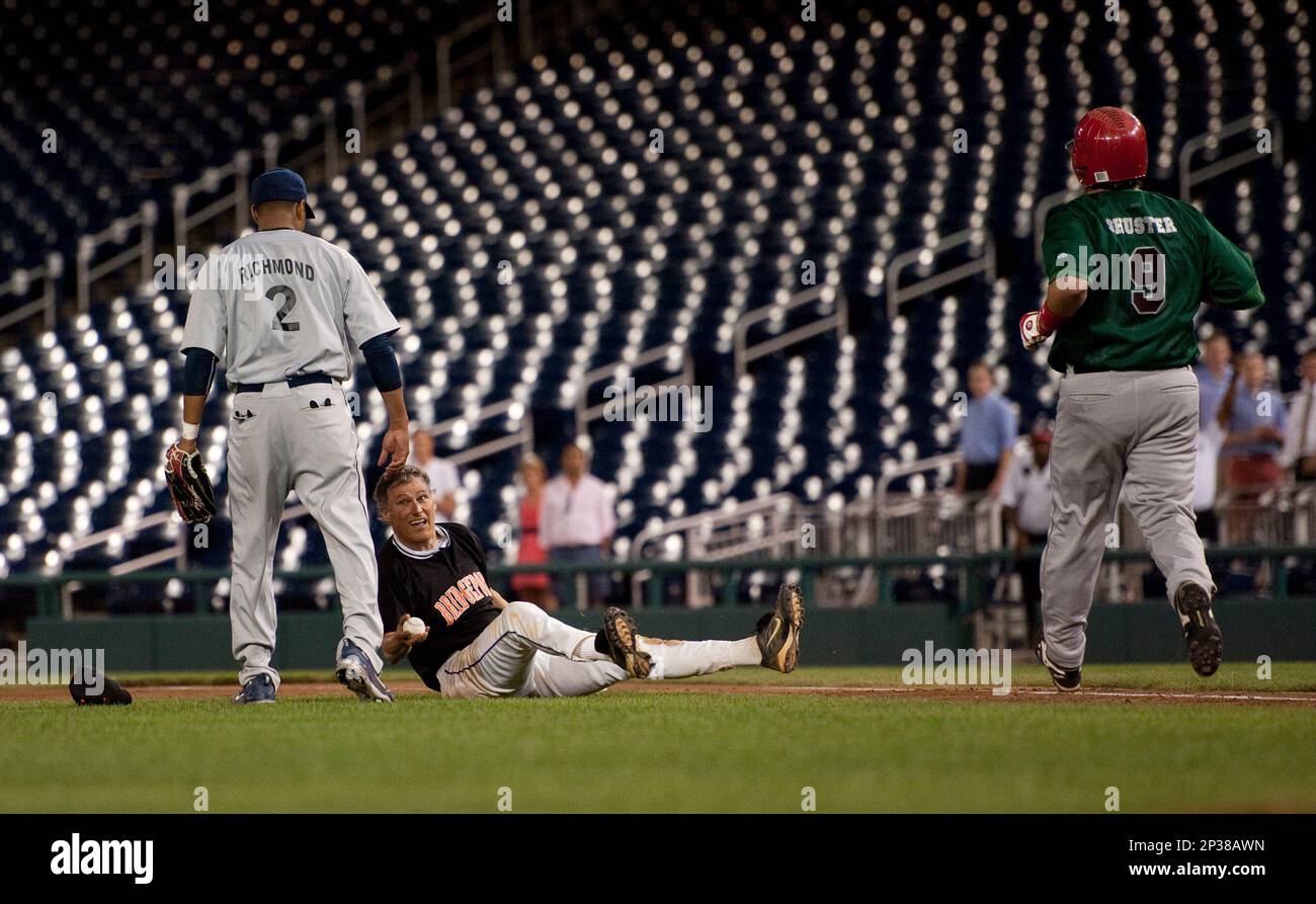 UNITED STATES - JULY 14: First baseman John Carney, D-Del., makes the ...