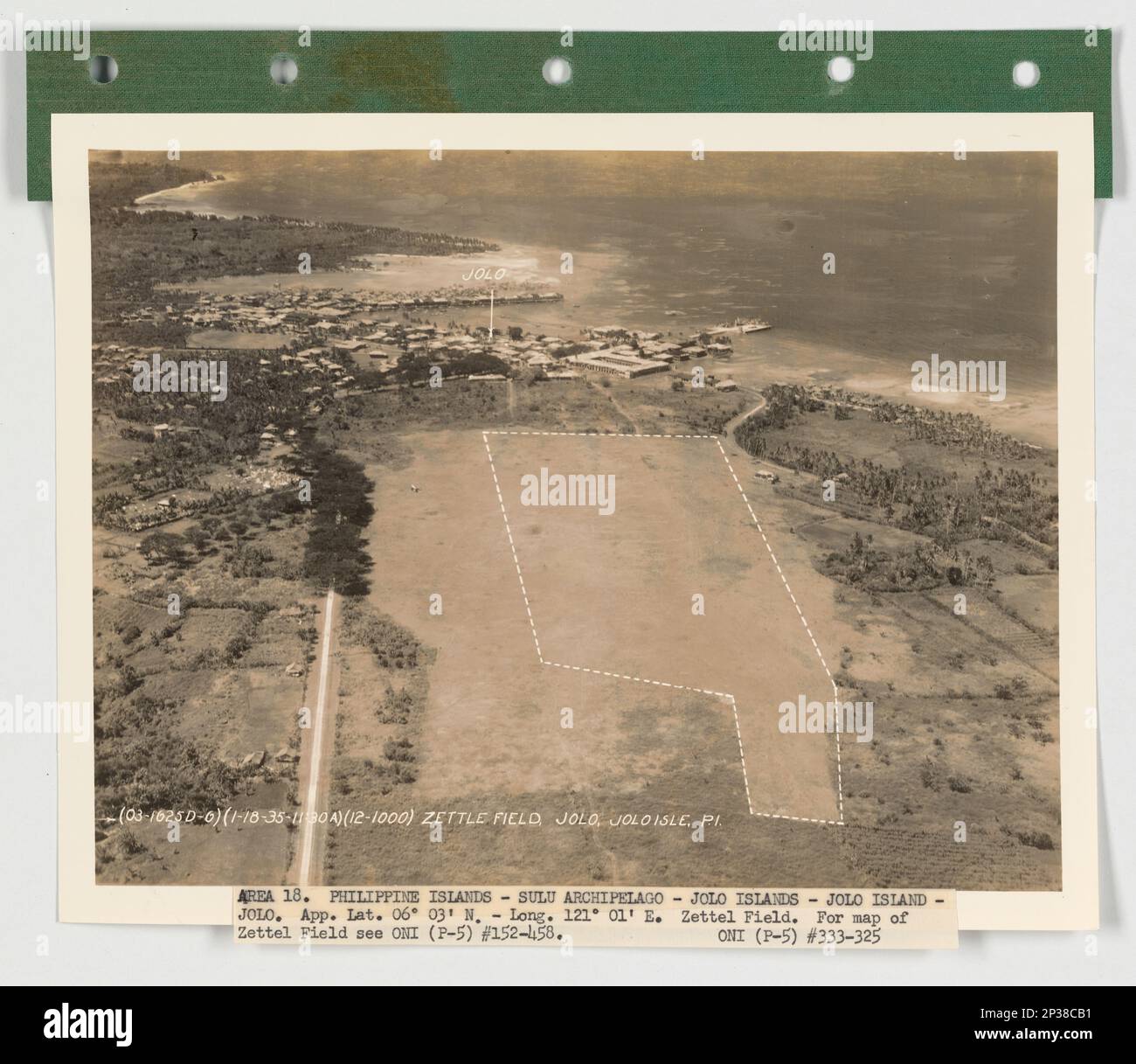 Landing Fields - Philippines - Jolo, Aerial Photograph Stock Photo - Alamy
