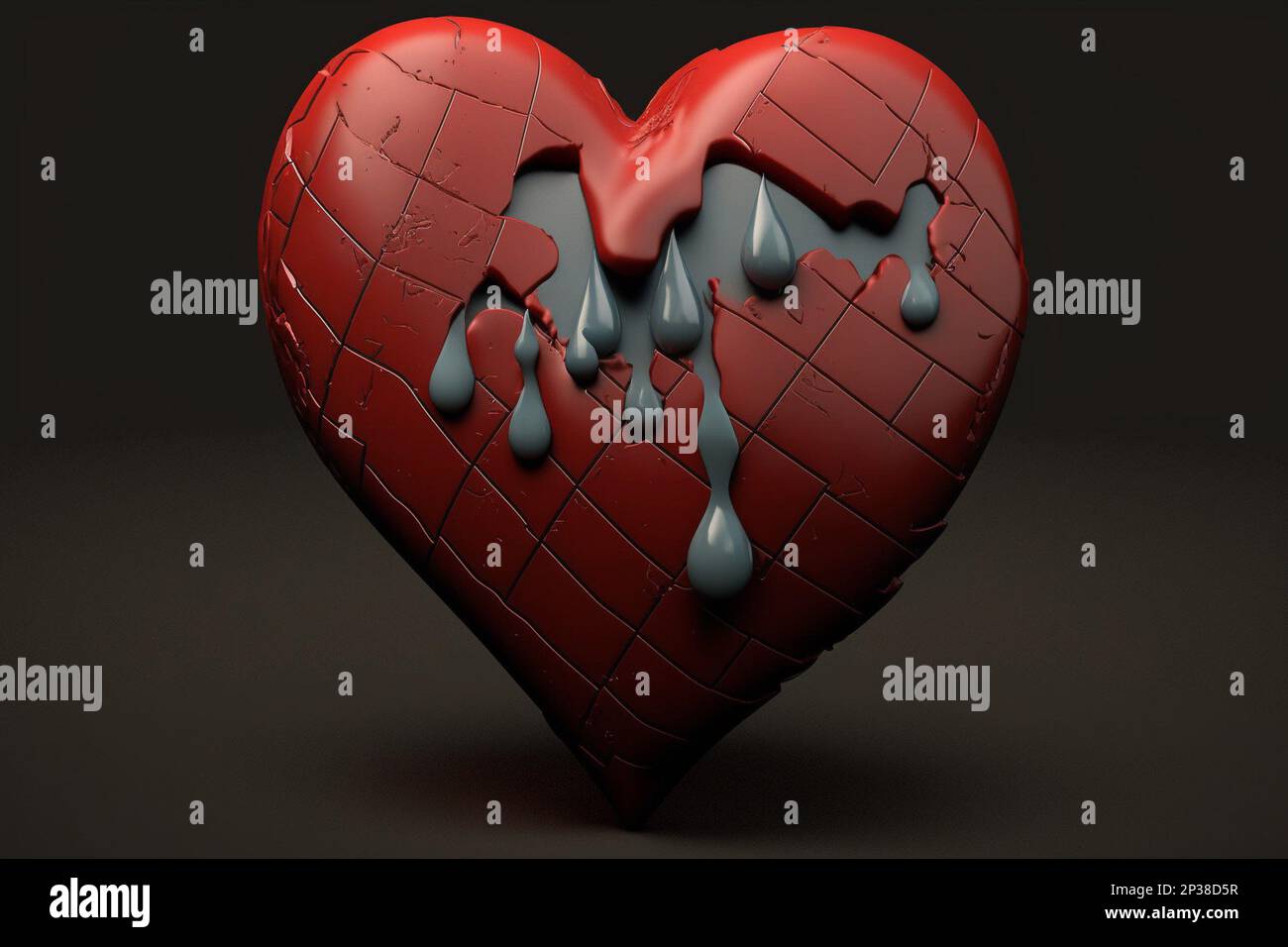 Cartoon red heart shapes hi-res stock photography and images - Alamy
