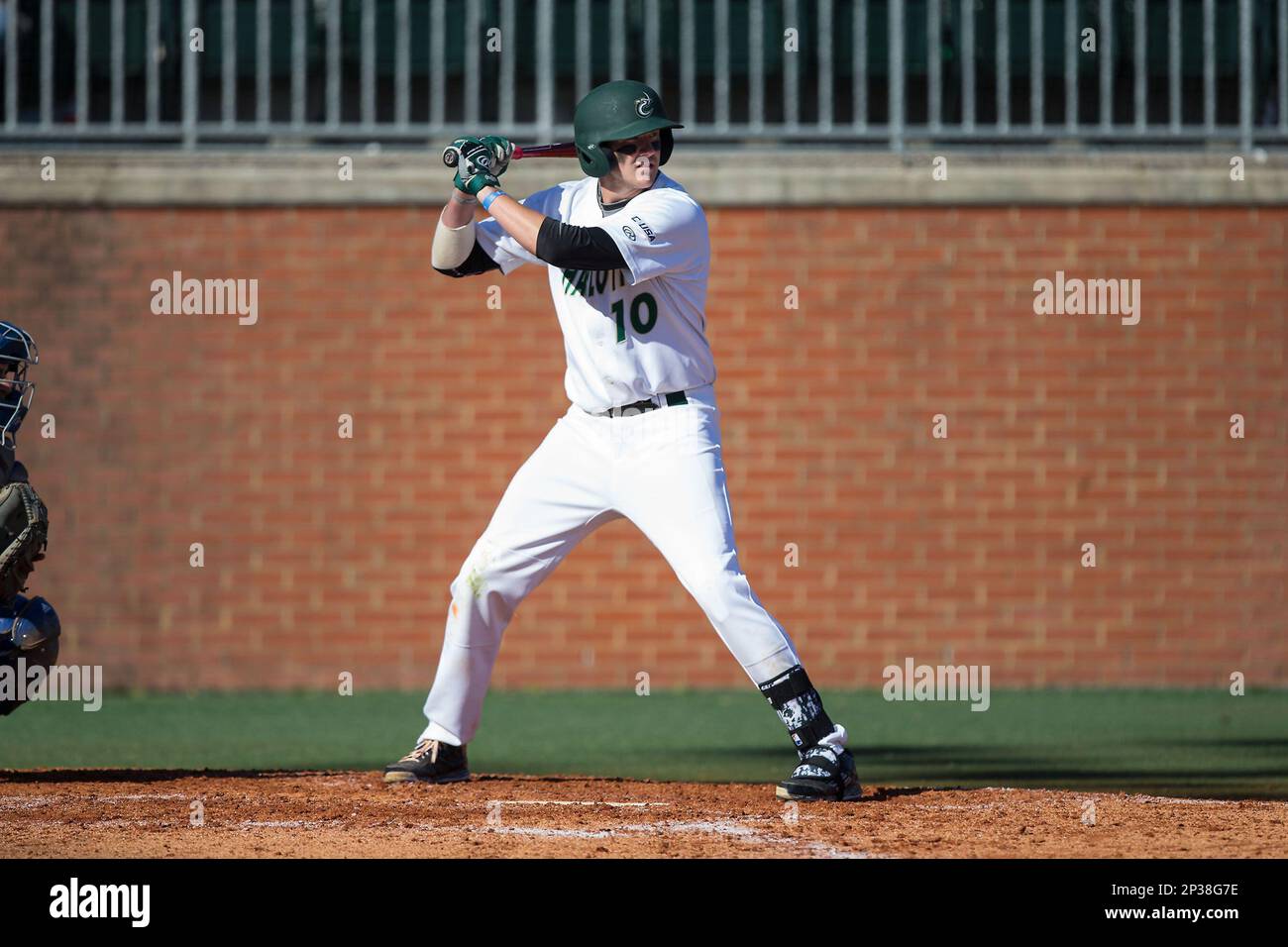 Zach Jarrett (10) of the Charlotte 49ers at bat against the Louisiana ...