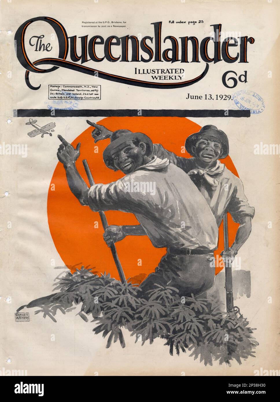 Front cover of the Queenslander magazine, featuring aspects of ...