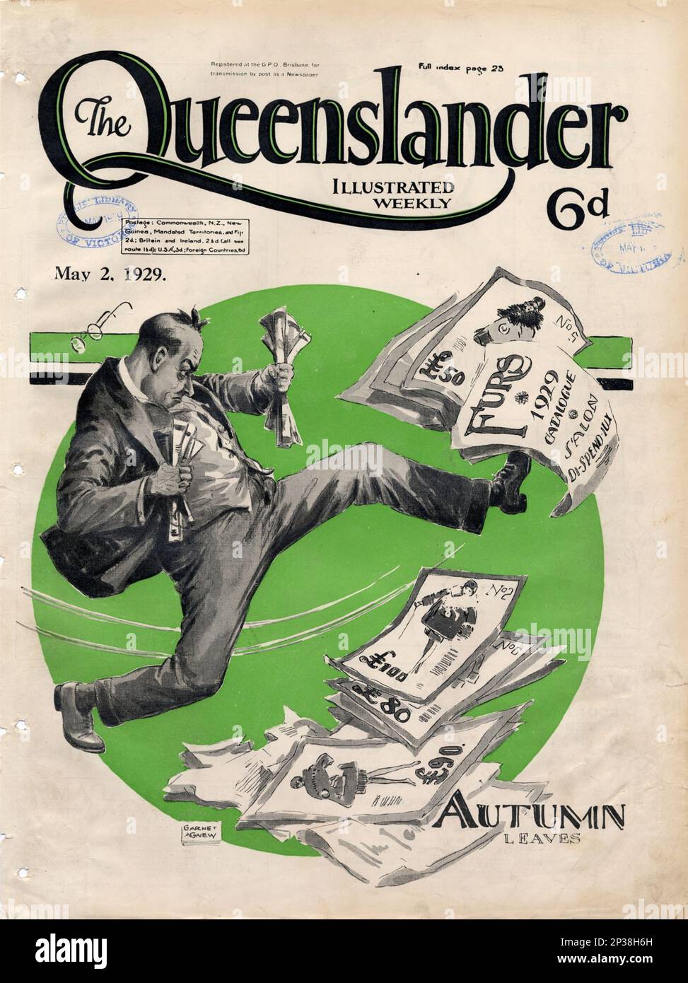 Front cover of the Queenslander magazine, featuring aspects of ...
