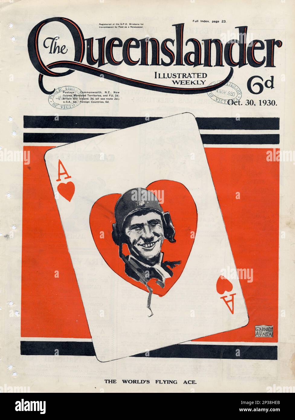 Front cover of the Queenslander magazine, featuring aspects of ...