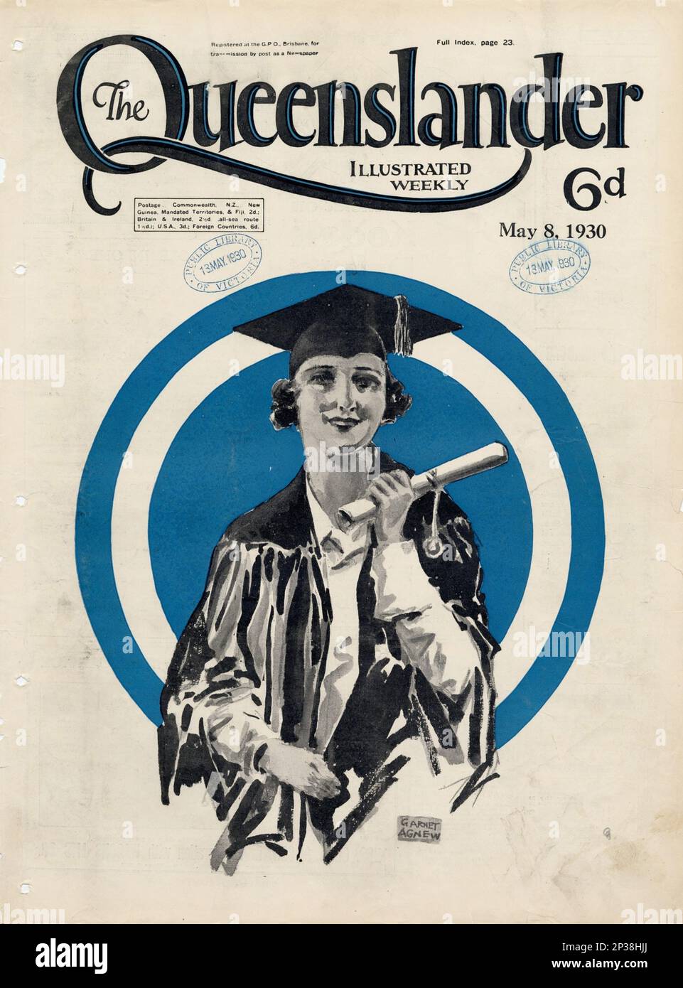 Front cover of the Queenslander magazine, featuring aspects of ...