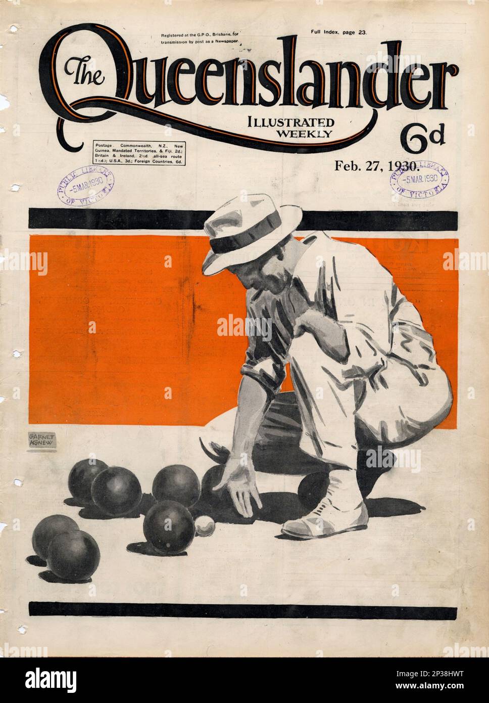 Front cover of the Queenslander magazine, featuring aspects of ...