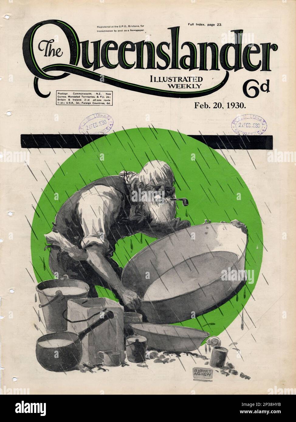 Front cover of the Queenslander magazine, featuring aspects of ...
