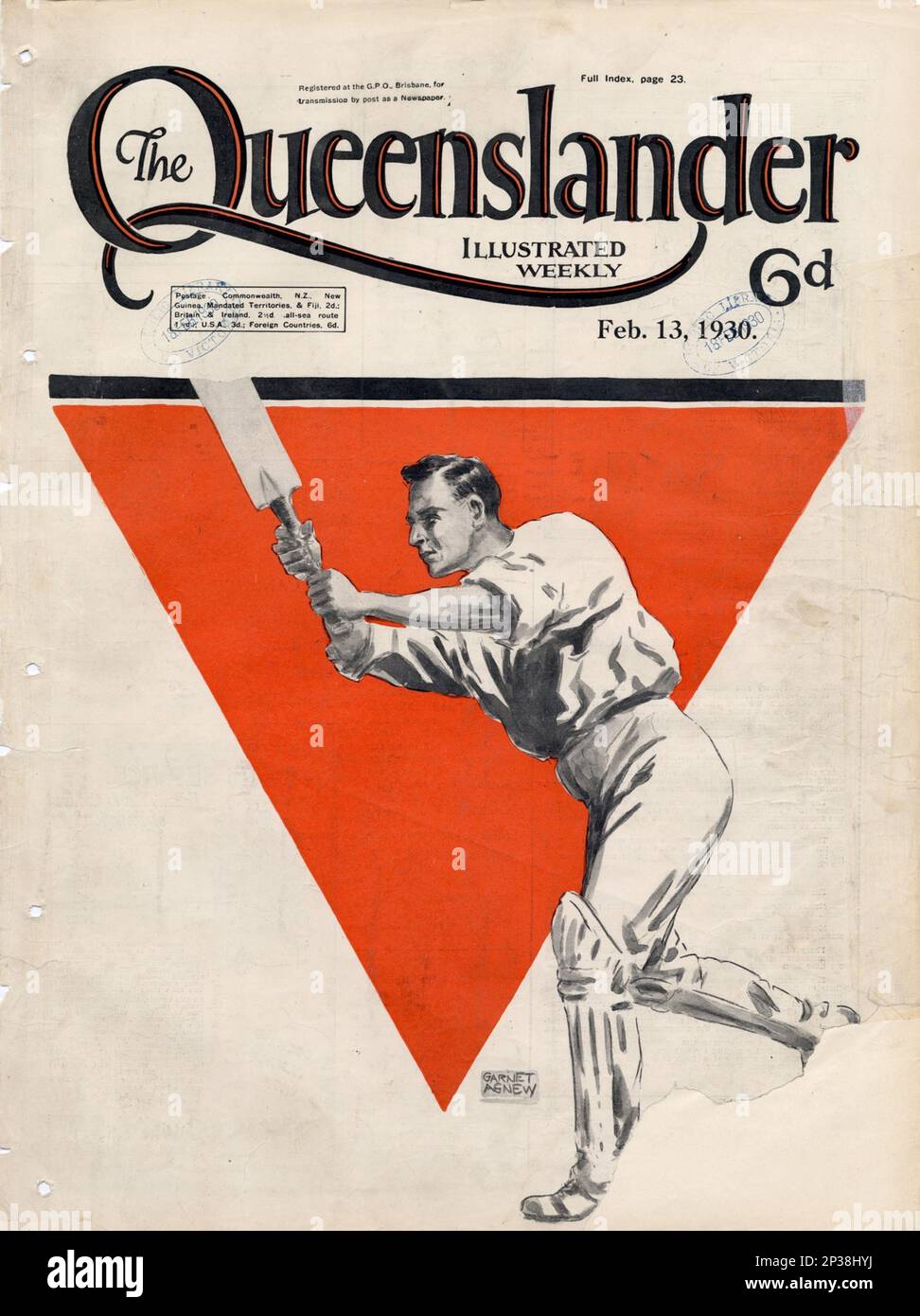 Front cover of the Queenslander magazine, featuring aspects of ...