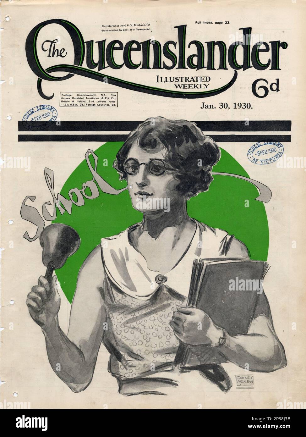 Front cover of the Queenslander magazine, featuring aspects of ...