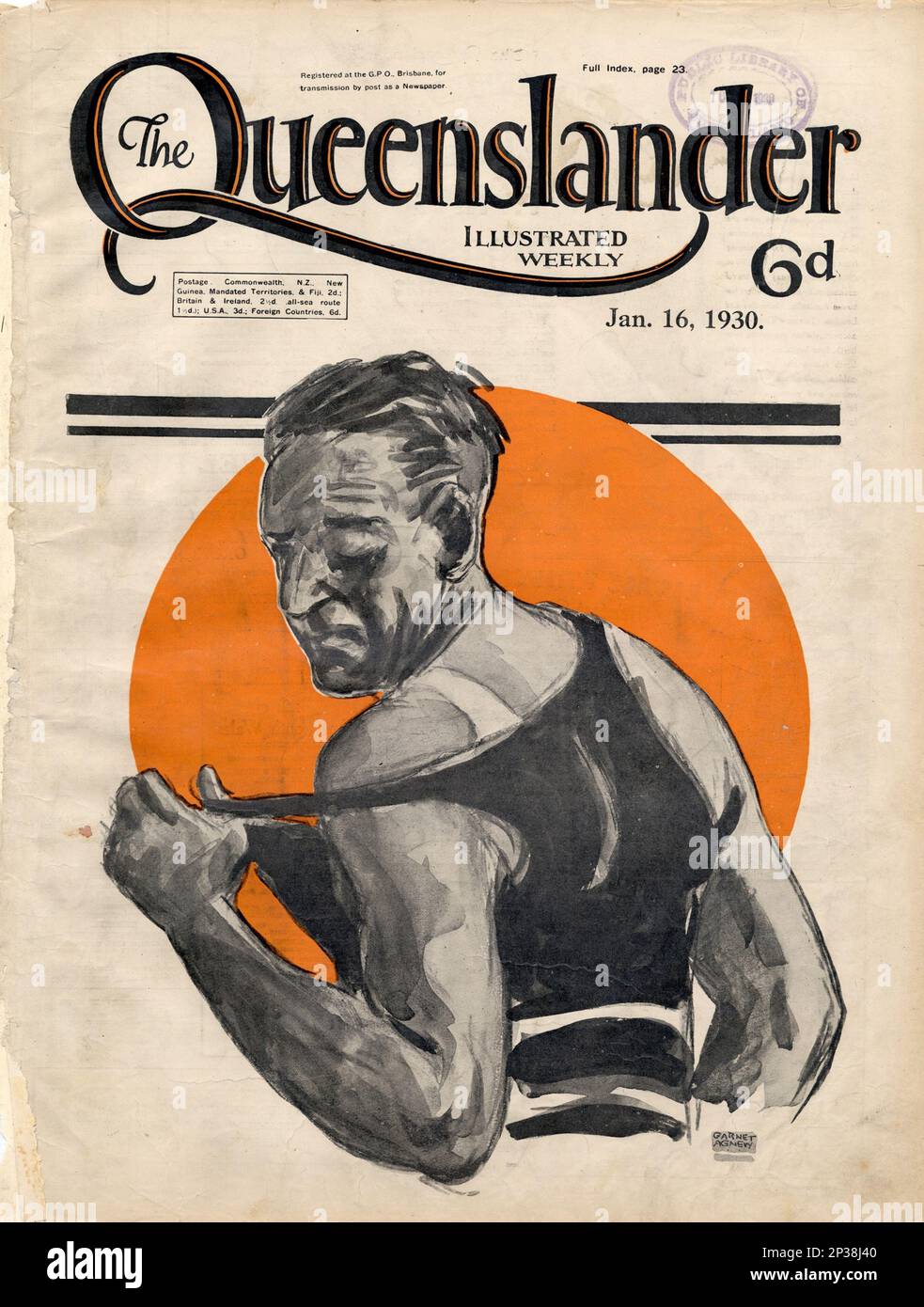 Front cover of the Queenslander magazine, featuring aspects of ...