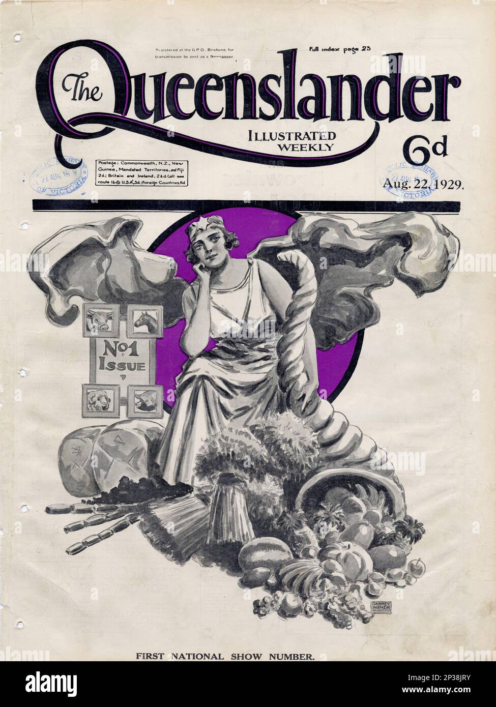 Front cover of the Queenslander magazine, featuring aspects of ...
