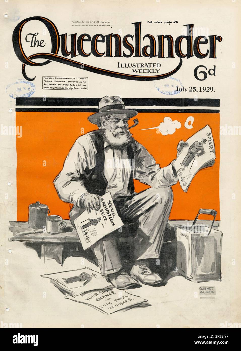 Front cover of the Queenslander magazine, featuring aspects of ...