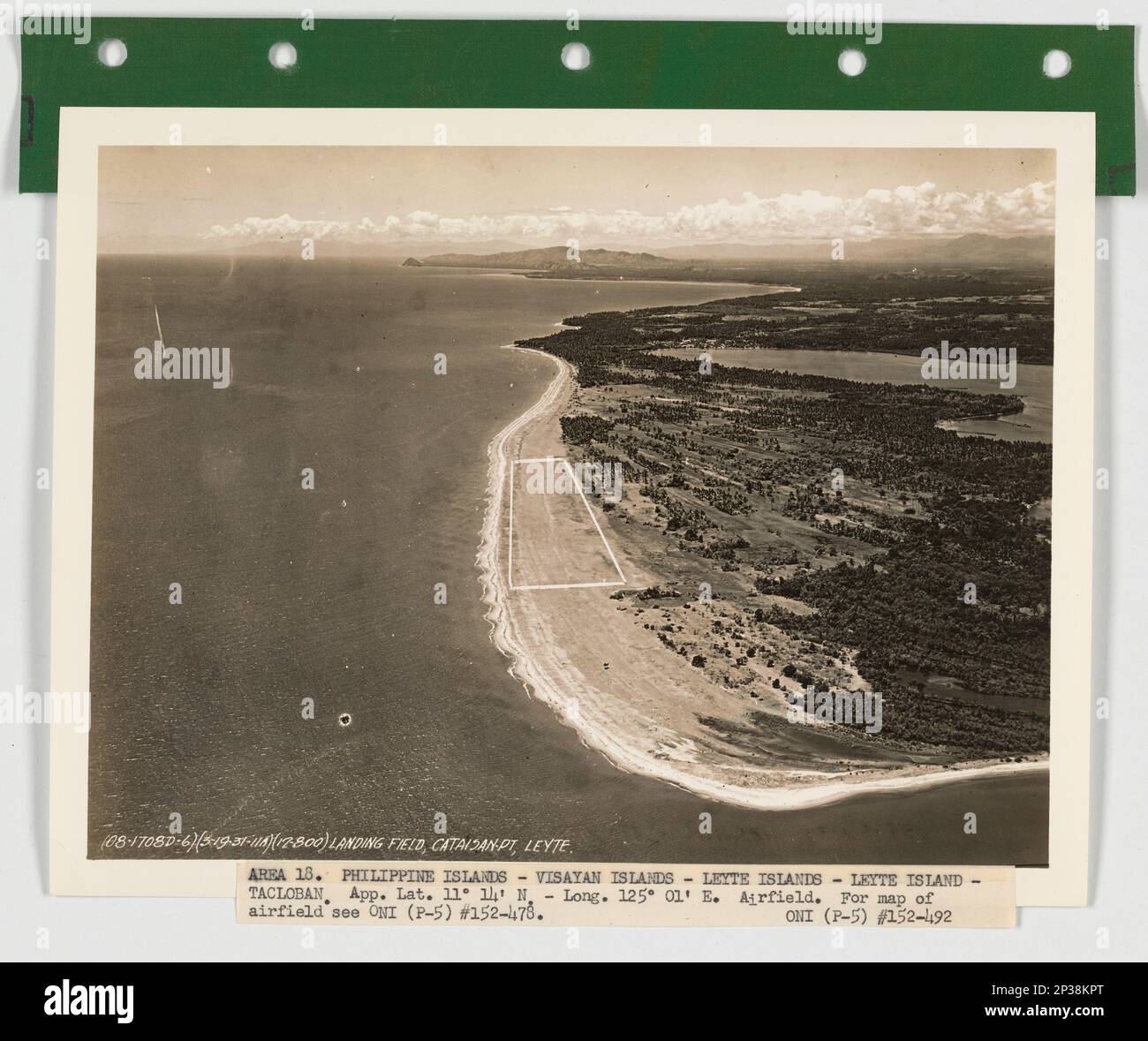 Landing Fields - Philippines - Tacloban, Aerial Photograph Stock Photo ...
