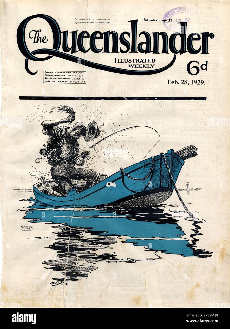 Front cover of the Queenslander magazine, featuring aspects of ...