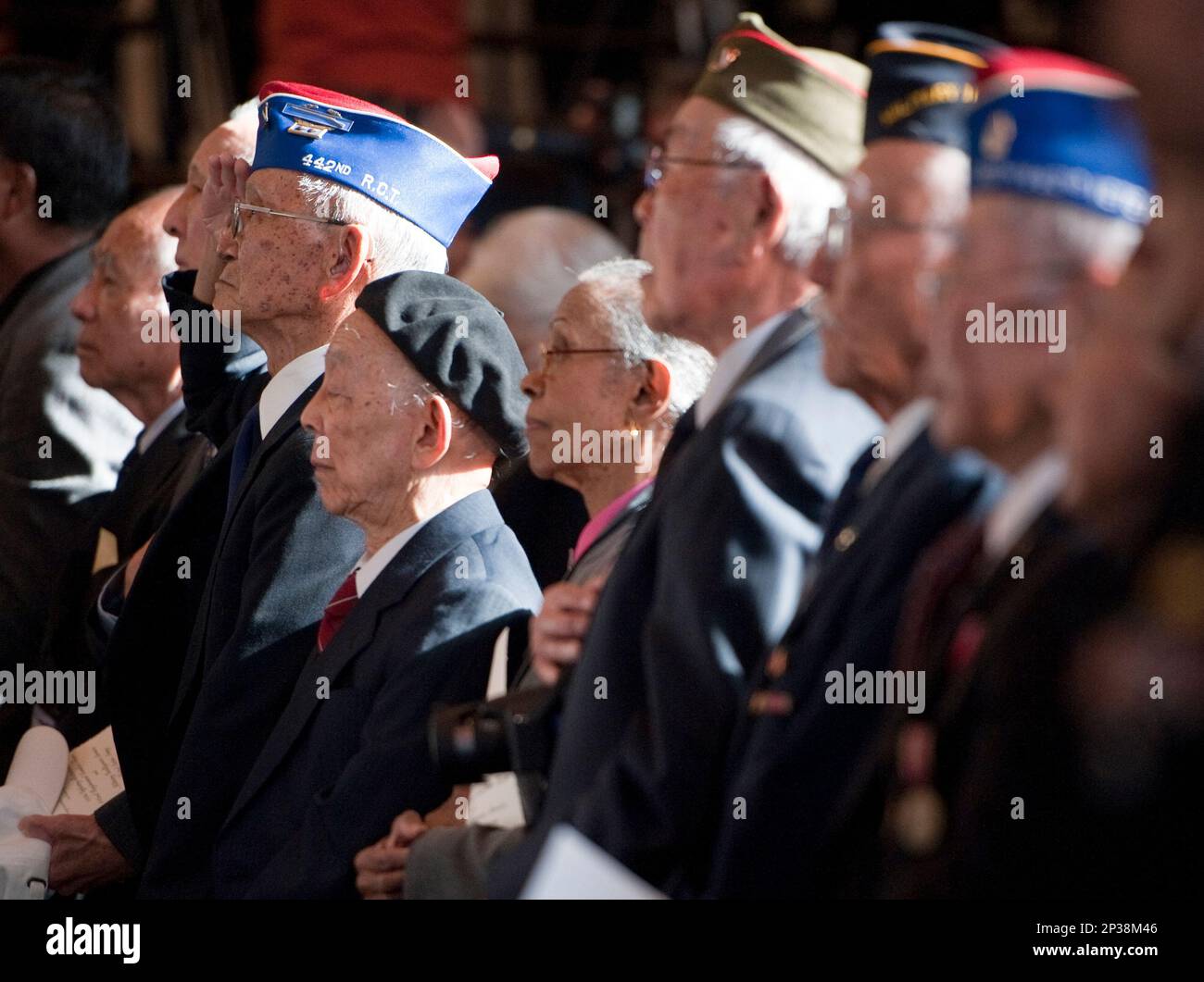 UNITED STATES – NOVEMBER 2: Japanese-American veterans of World War II ...
