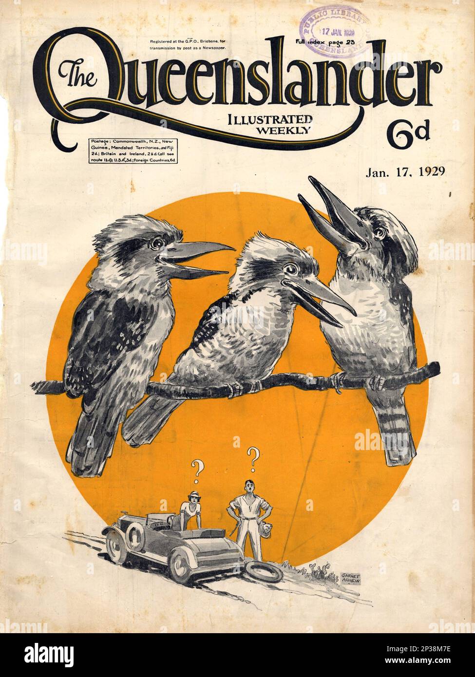 Front cover of the Queenslander magazine, featuring aspects of ...